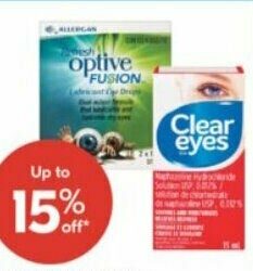 Shoppers Drug Mart: Clear Eyes, Thera Tear or Refresh Eye Drops ...